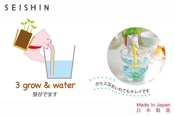 CHUPPON海洋生物種植套裝 (小海豚/四葉草)｜日本製造 - 緻色生活