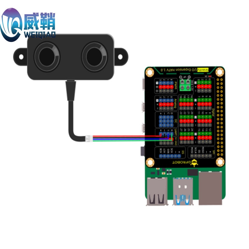 A02YYUW Waterproof ultrasonic sensor - 朝日新泰商貿