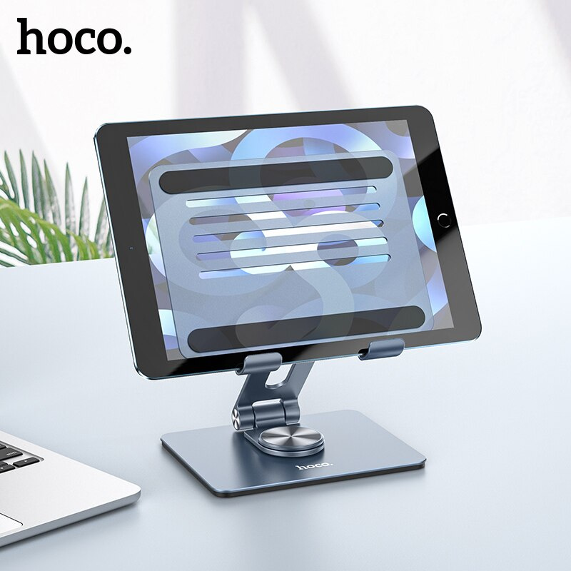 HOCO Tablet Phone Stand Aluminum Alloy iPad Stand 360° Rotatable For ...