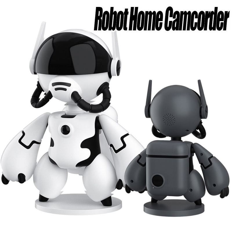 機器人超小型攝像頭自動跟踪旋轉家用攝像機高清語音智能攝像機雙向對講家用安防 - 豐盛數碼電器