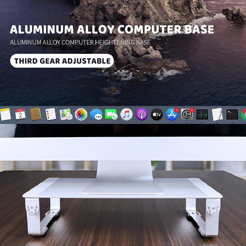 Aluminum Alloy Computer Monitor Increased Storage Bracket Notebook ...