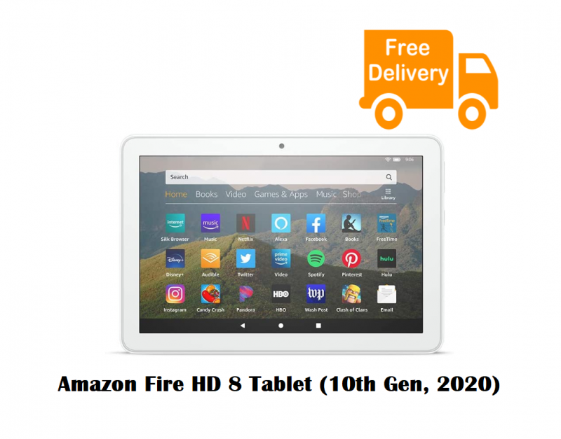 Amazon Fire HD 8 (10th Gen, 2020) Tablet, 32GB | Hong Kong | Smart ...