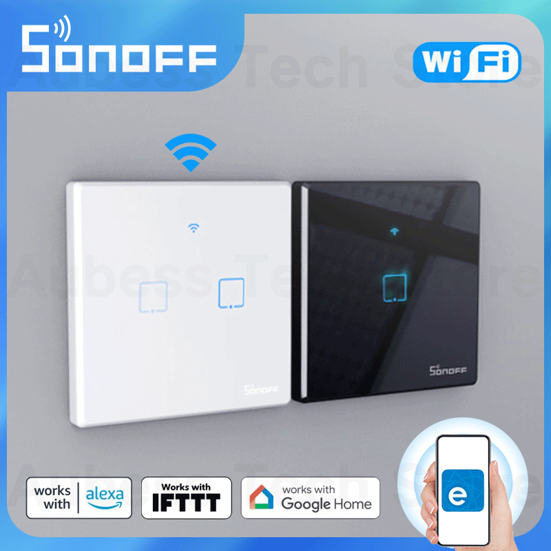 SONOFF T1 T2 T3 T0 TX EU UK US 1 2 3Gang WiFi Smart Wall Touch Switch ...