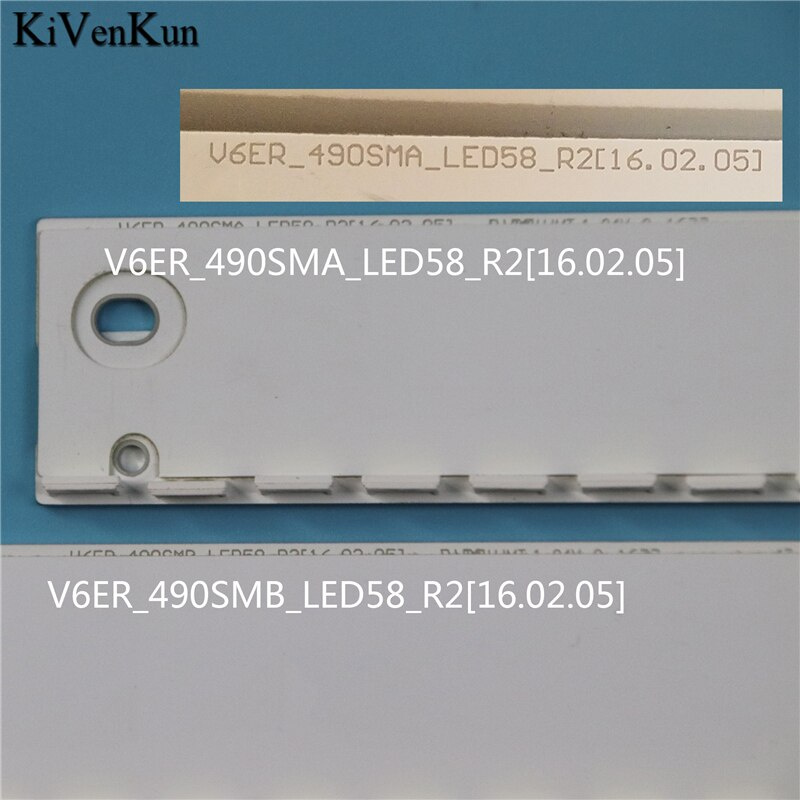 三星 UE49KU6510S UE49KU6502U UE49KU6505U UE49KU6509U UE49KU6510U LED 條帶標尺 ...