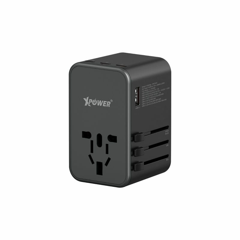 XPower TA75 75W 6輸出 GaN PD旅行轉插 - Well Power 宏力科技