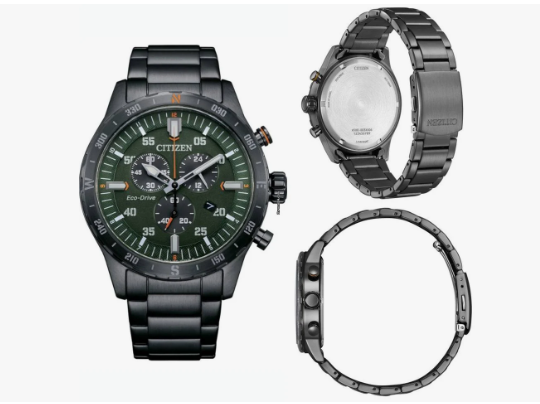 Citizen AT2520-89E / AT2527-80X Eco-Drive Chronograph mens watch 44mm ...