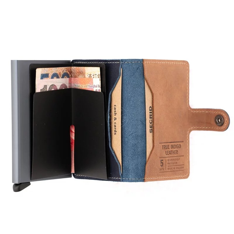 Secrid - Miniwallet - Indigo (RFID Blocking) - Indigo 3-Sand - 尋寶