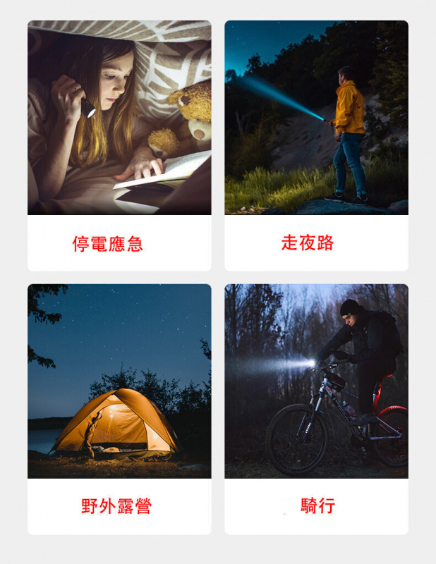 Master Tool 迷你USB充電強光手電筒-黑色，可伸縮變焦口袋充電手電筒，100流明 微型迷你手電筒 便攜迷你手電筒 IP44防水 - MasterTool