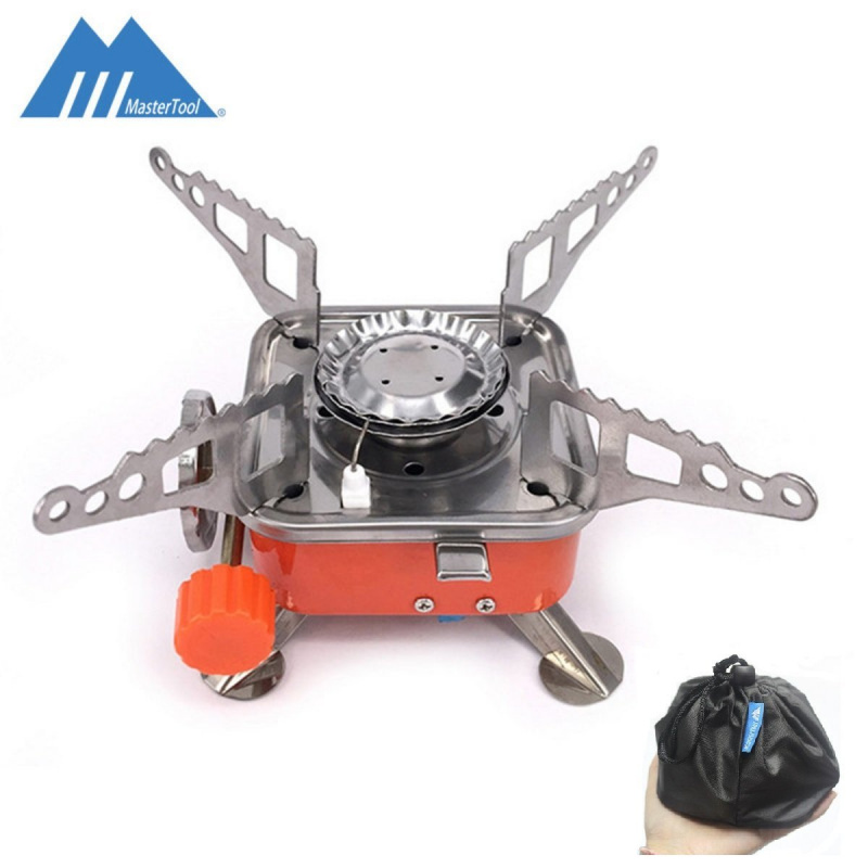 Master Tool 便攜式旅行露營煮食爐, 背包可擕式戶外BBQ爐-含收納袋 - MasterTool