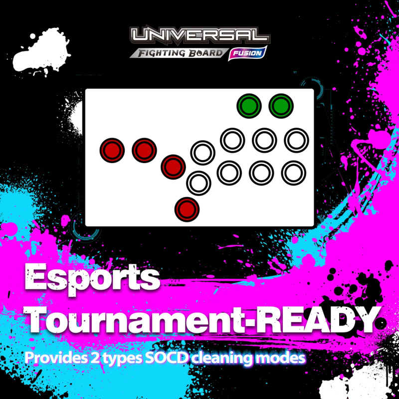 Brook UFB Universal Fighting Board Fusion格鬥遊戲大搖桿格鬥板 PS5格鬥遊戲/PS4/PS3 ...