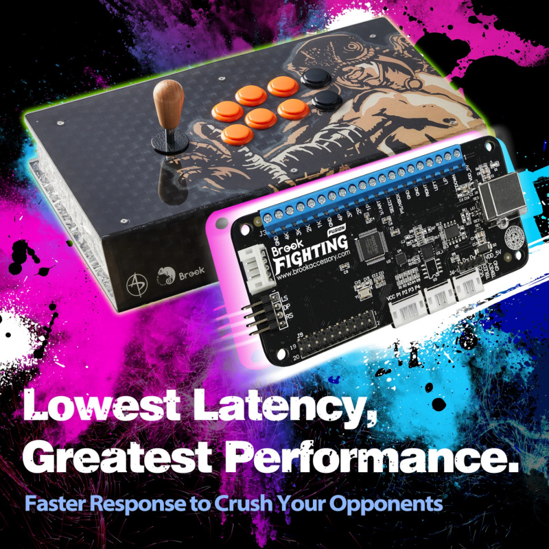 Brook UFB Universal Fighting Board Fusion格鬥遊戲大搖桿格鬥板 PS5格鬥遊戲/PS4/PS3 ...