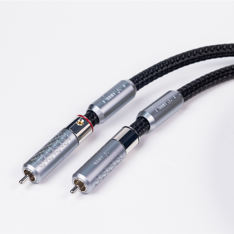 FIBBR Snowflake 鍍銀模擬訊號線 (RCA) F-AC1-SF (一對) - PO HiFi