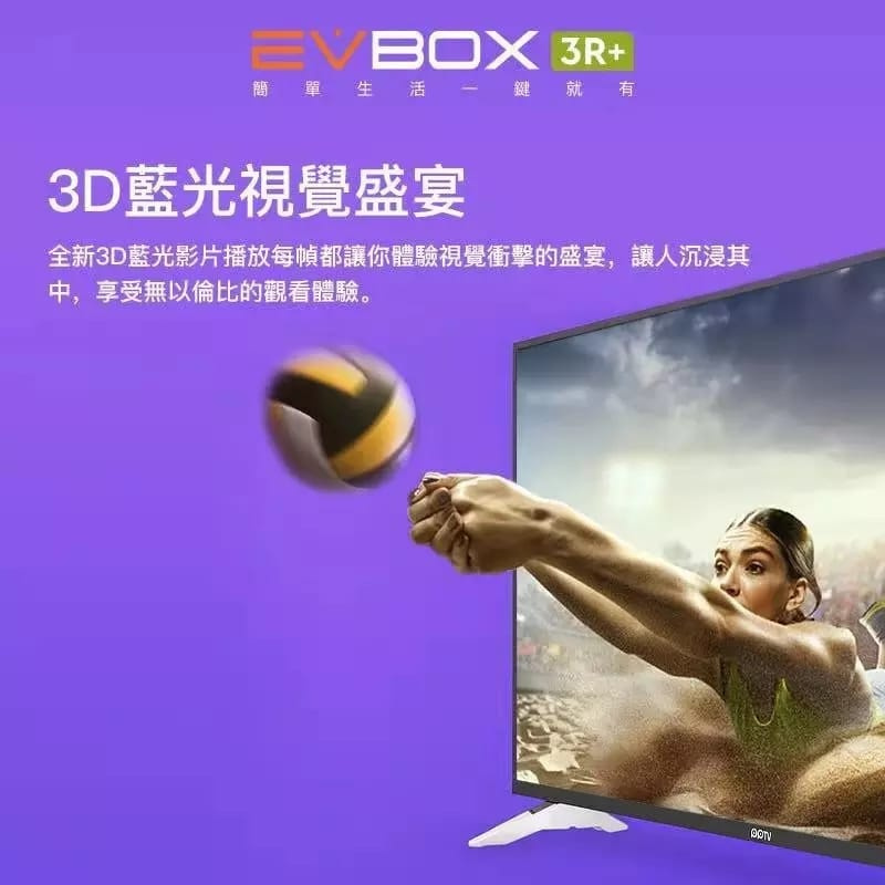 ⭐EVBOX 3R+ 2G Ram, 16G Rom🌠Android tv box from EVPAD Android 7.0 Support BT WIFI IPTV set top ...