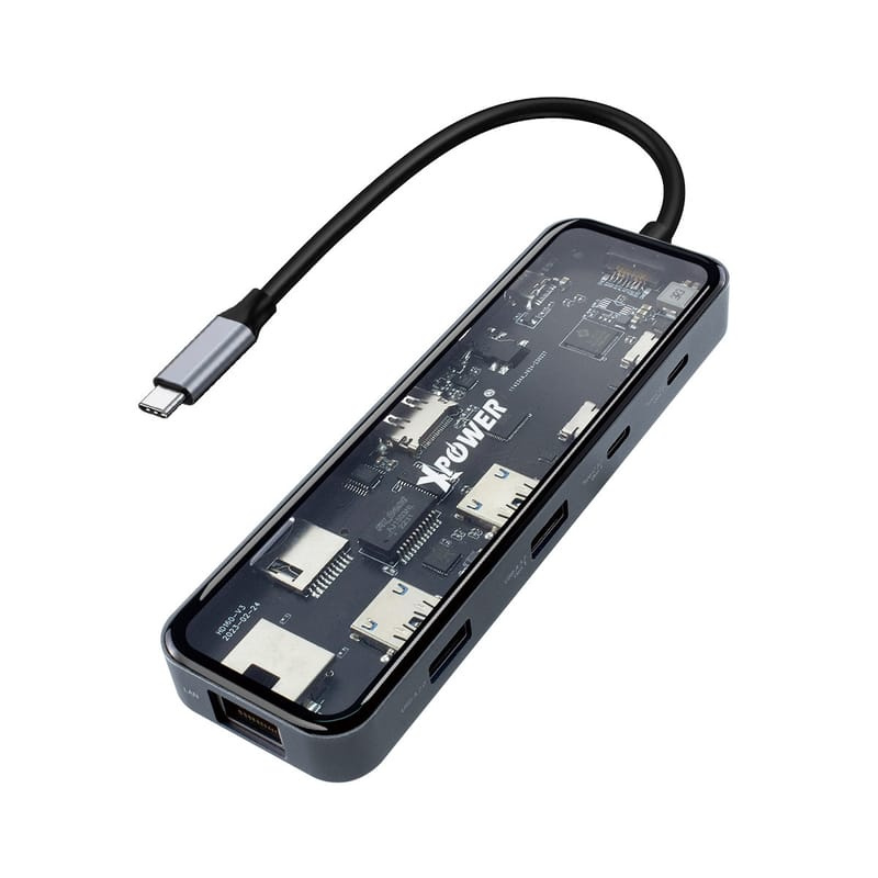 XPower HU10B 10合1 鋁合金 Type-C Hub - XPOWER International Trading Ltd