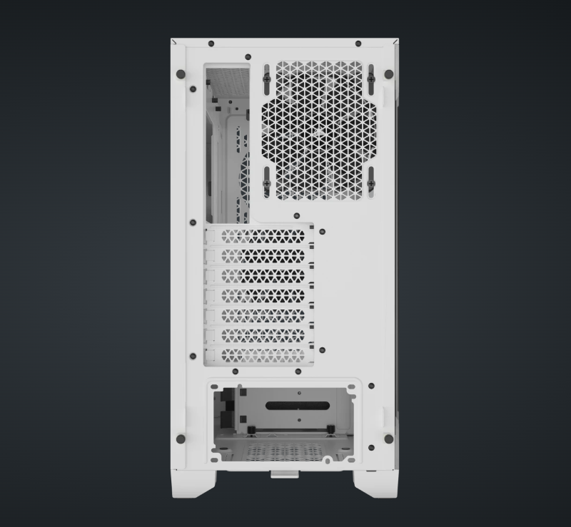 Corsair 3000D AIRFLOW Mid-Tower PC Case - White - 樂天電腦 FreeCom Computer