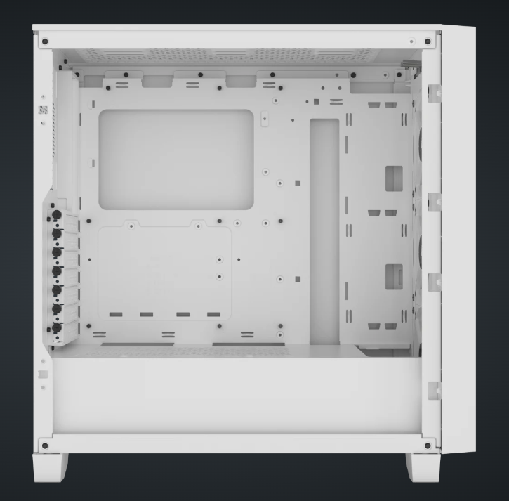 Corsair 3000D RGB AIRFLOW Mid-Tower PC Case - White - 樂天電腦 FreeCom Computer
