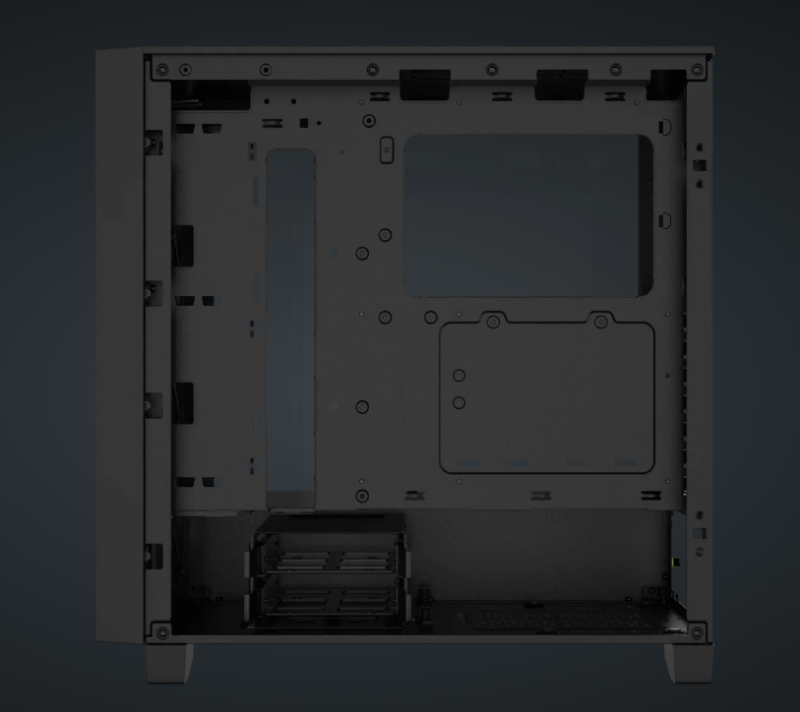 Corsair 3000D RGB AIRFLOW Mid-Tower PC Case - Black - 樂天電腦 FreeCom Computer