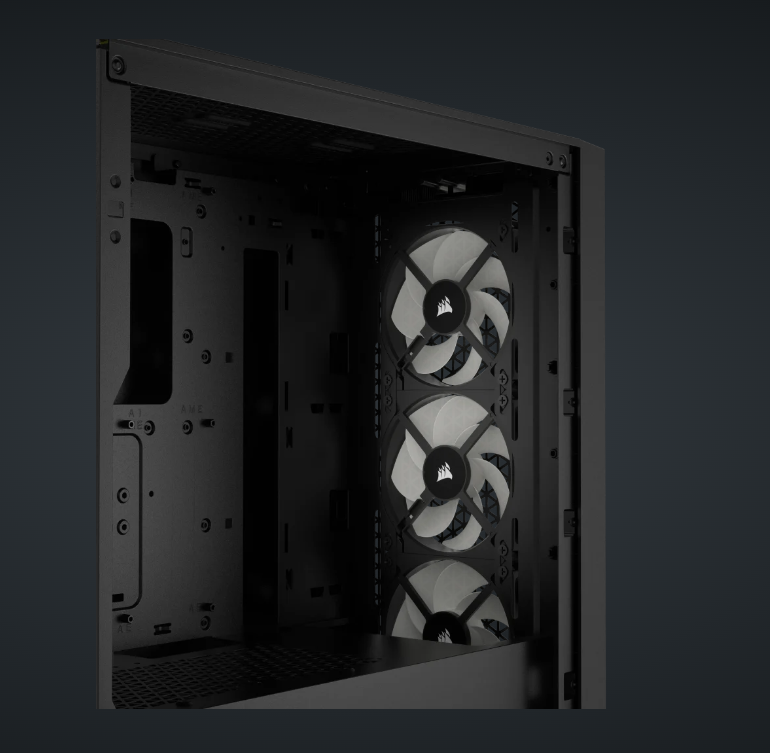 Corsair 3000D RGB AIRFLOW Mid-Tower PC Case - Black - 樂天電腦 FreeCom Computer