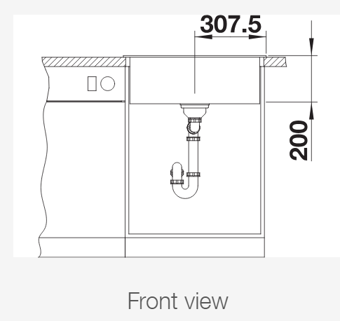 BLANCO , NAYA 6 , 花崗岩鋅盤 , 525941 - 香港21衛浴潔具有限公司