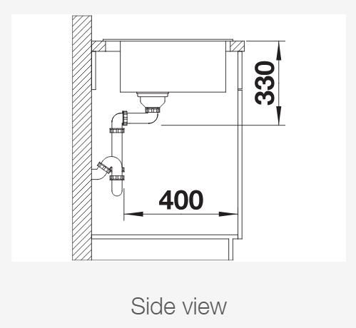 BLANCO , NAYA 6 , 花崗岩鋅盤 , Anthracite , 519638 - 香港21衛浴潔具有限公司
