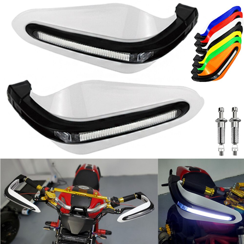 Motorcycle Handguards with LED Lights Motorbike Accessories ...