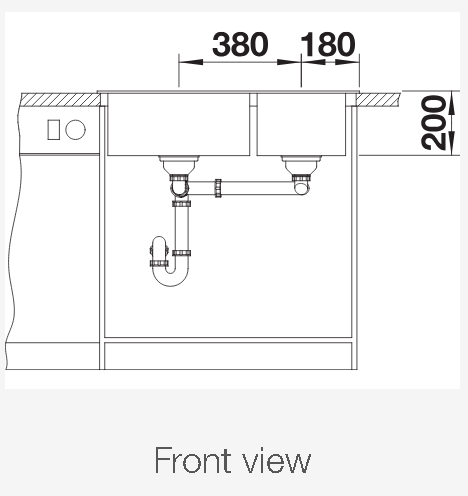 BLANCO , NAYA 8 , 花崗岩鋅盤 , 519652 - 香港21衛浴潔具有限公司