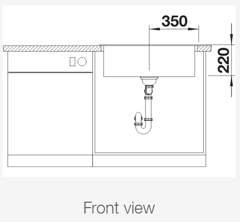 BLANCO , PLEON 8 , 花崗岩鋅盤 , 523044 - 香港21衛浴潔具有限公司
