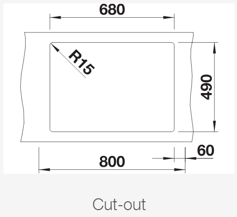 BLANCO , PLEON 8 , 花崗岩鋅盤 , 523052 - 香港21衛浴潔具有限公司