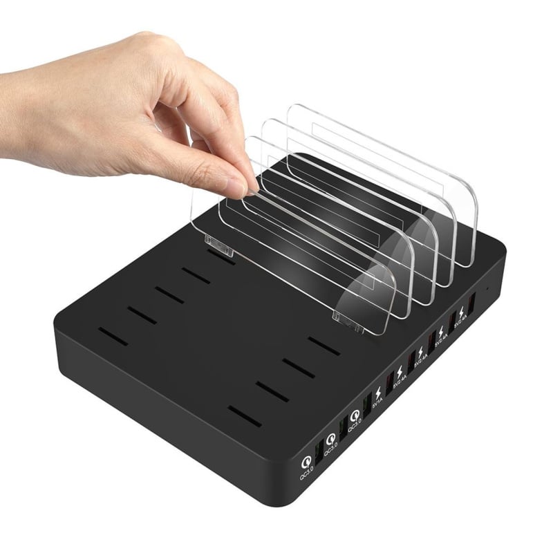 8 USB Ports Smart Charger Station - 110W X6S - Everwin Technologies Company