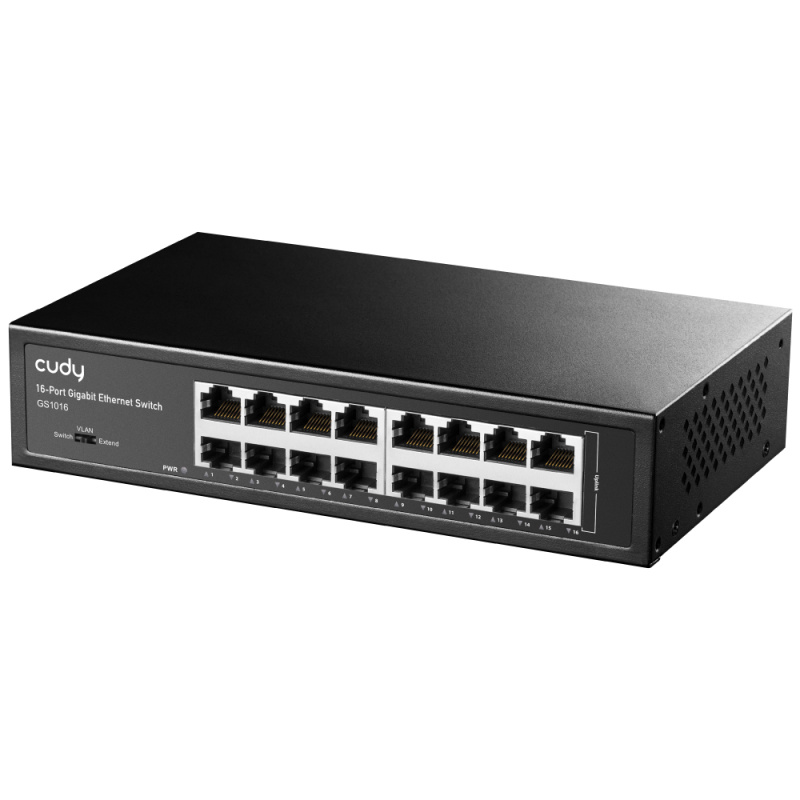 Cudy 16-Port Gigabit Ethernet Switch ( GS1016 ) - 樂天電腦 FreeCom Computer