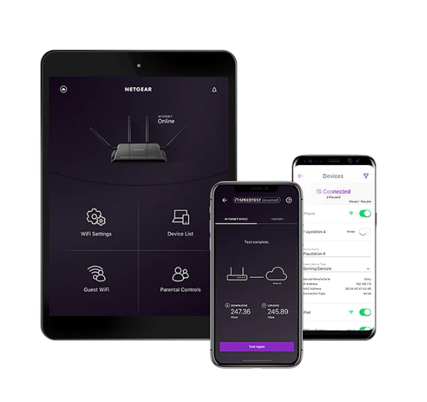 Price網購 - Netgear Nighthawk AX6000 AX12 雙頻 WiFi 6 智能無線路由器 [RAX120]