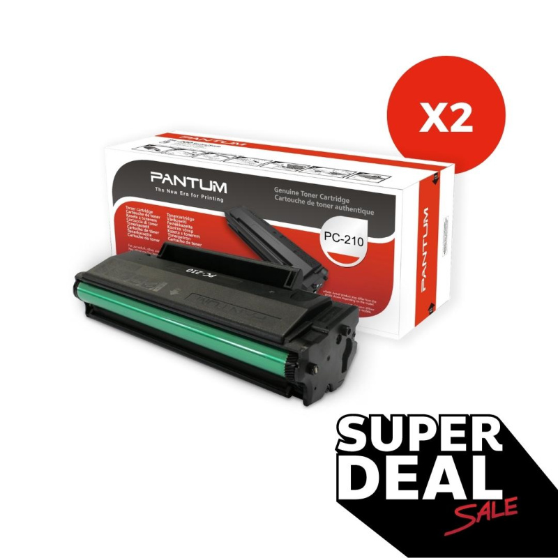 PANTUM PC210 黑色碳粉盒特價孖裝 (1600頁 X 2) - ROCKTECH (HONG KONG) LIMITED