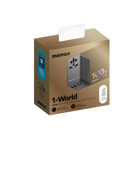 Price網購 - Momax 1-World 夢想家 100W GaN 全方位快充旅行插座 [UA10] (平行進口)