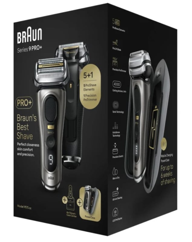 Price網購 - [限時免運] Braun Series 9 Pro Plus 乾濕兩用電鬚刨 [9575cc] (帶充電皮革盒) 平行進口