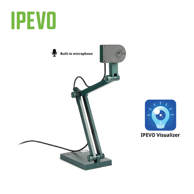 台灣 IPEVO Ultra-HD 800萬像素超高畫質實物攝影機 V4K - 傲柏產業公司