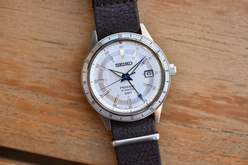 SEIKO PRESAGE STYLE60'S GMT 110TH ANNIVERSARY LIMITED EDITION SSK015 ...
