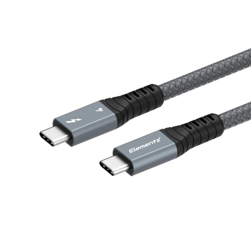 Elementz UTB-4T Thunderbolt 4 Cable 傳輸線 (USB C To C) 1m / 2m - Well ...
