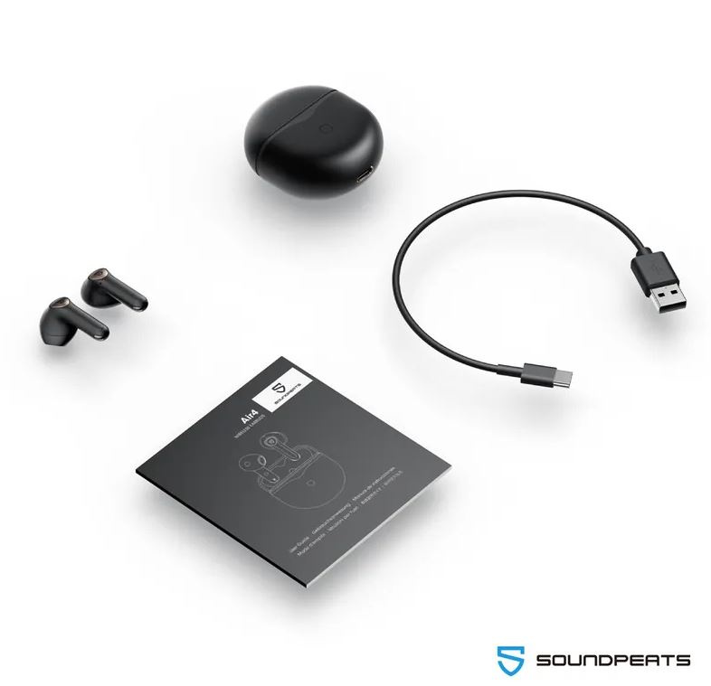 [全港免運][原裝行貨]Soundpeats Air4 半入耳ANC主動降噪真無線藍牙耳機 - Pro 1 Life