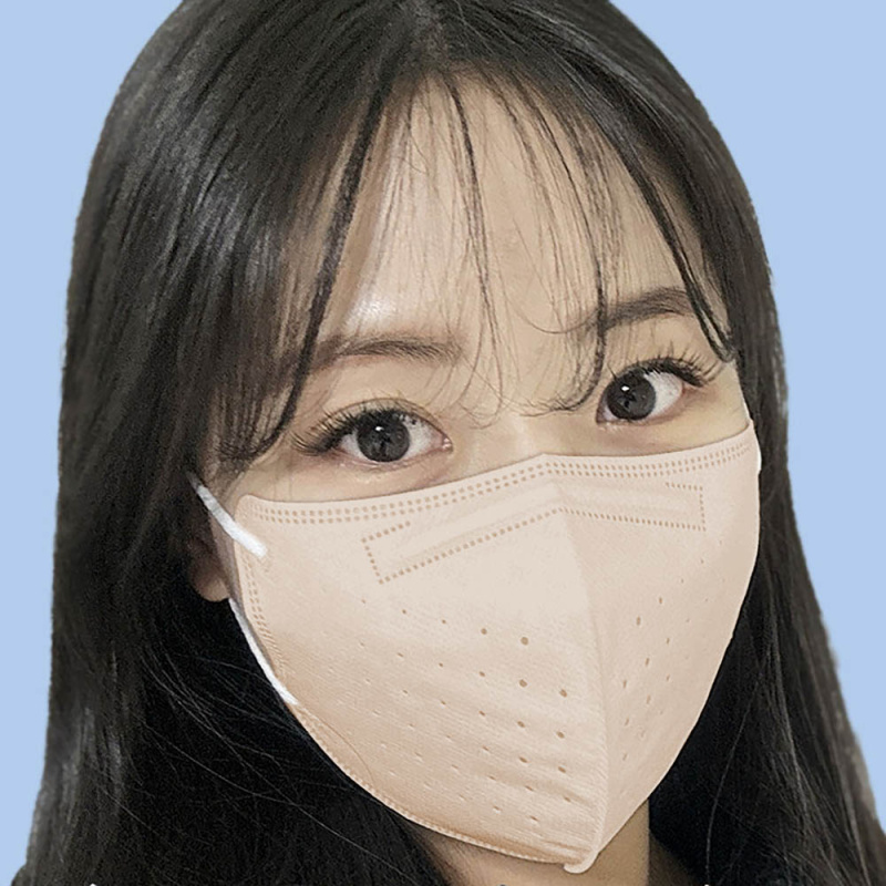 [米黃] 韓國 KF94 2D成人口罩(50個1包) - Dream Skin Korea