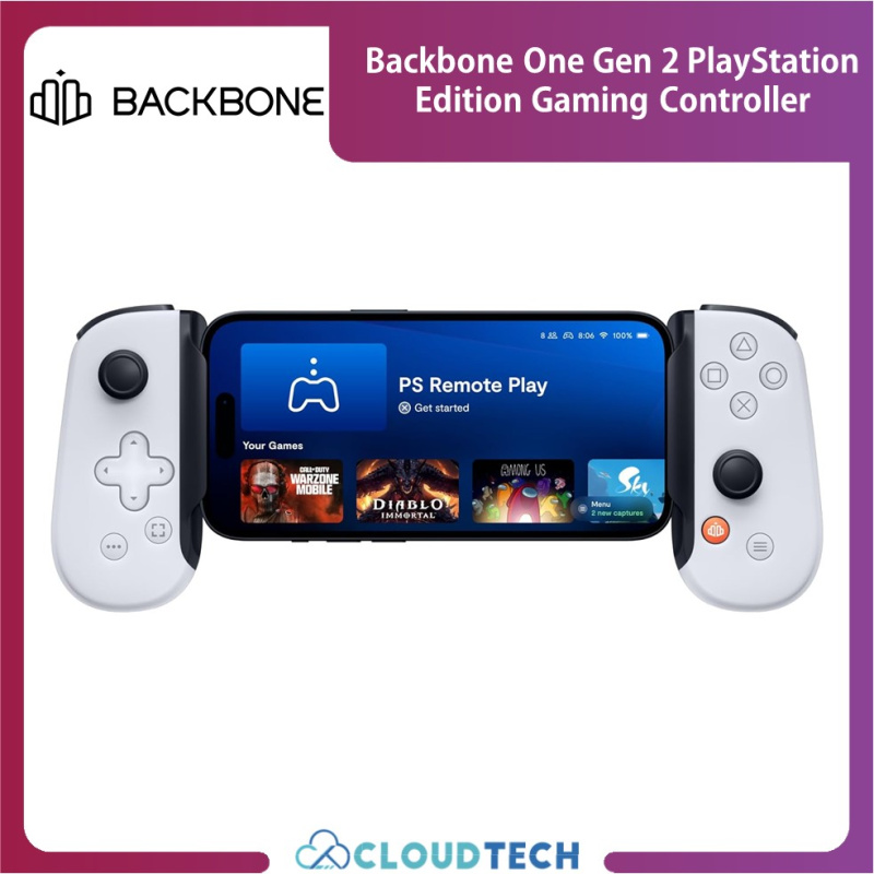 Backbone One Gen 2 遊戲控制器 PlayStation® Edition (Type-C) - Cloud Tech