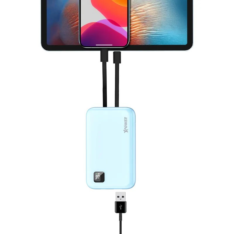 Price網購 - [開倉價] XPower PDC10 3輸出雙PD快充Type-C線 10000mAh PD+SCP 充電器【秋季開倉清貨】