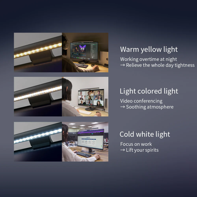 Elesense E1129 Light Bar Screen Lamp - 樂天電腦 FreeCom Computer