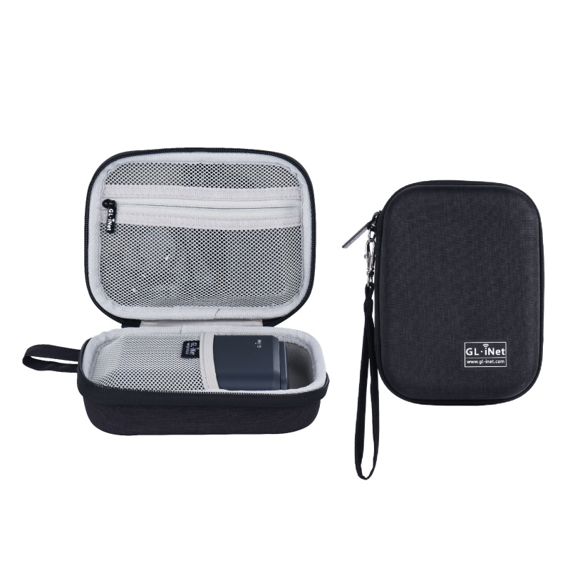 GL.iNet Gadget Organizer Case for Travel Routers (Black) - GLiNET