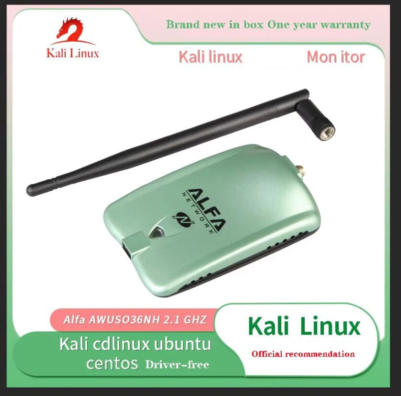 Ralink 3070L 晶片組 2000mW 高功率無線網路卡 150Mbps 無線 USB 轉接器附 5db 天線 ALFA ...