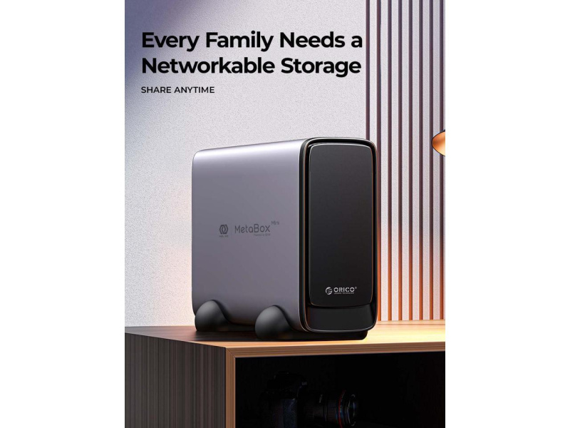 ORICO MetaBox Mini Personal Storage 3.5" Network Attached Storage ...