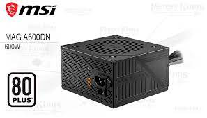 MSI MAG A600DN 600W 80 PLUS POWER SUPPLY - ACCESSPOINT TECHNOLOGY COMPUTER