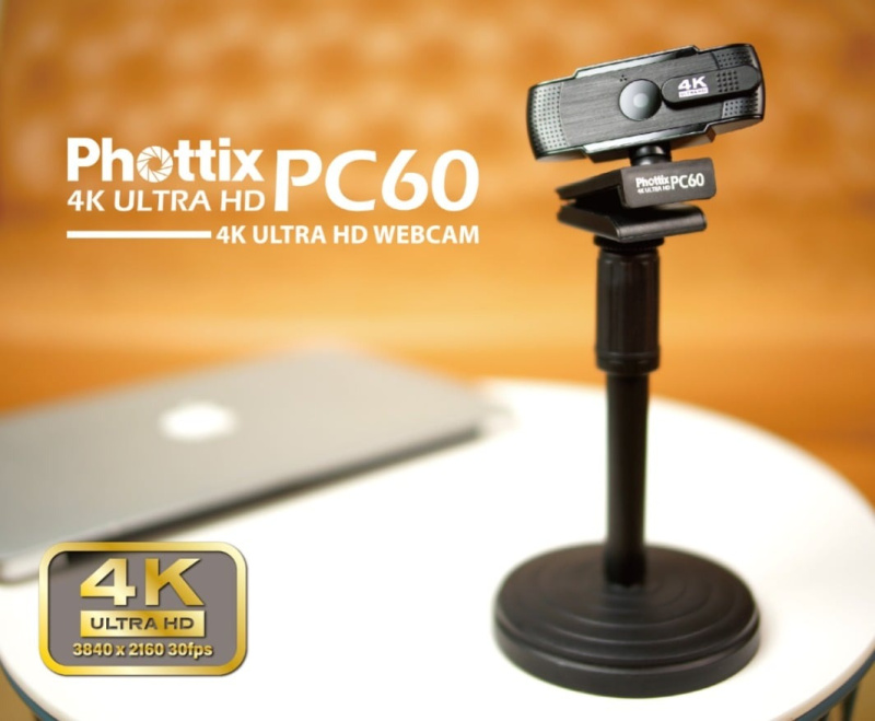 Price網購 - Phottix 4K Ultra HD Webcam 網路攝錄機 [PC60]