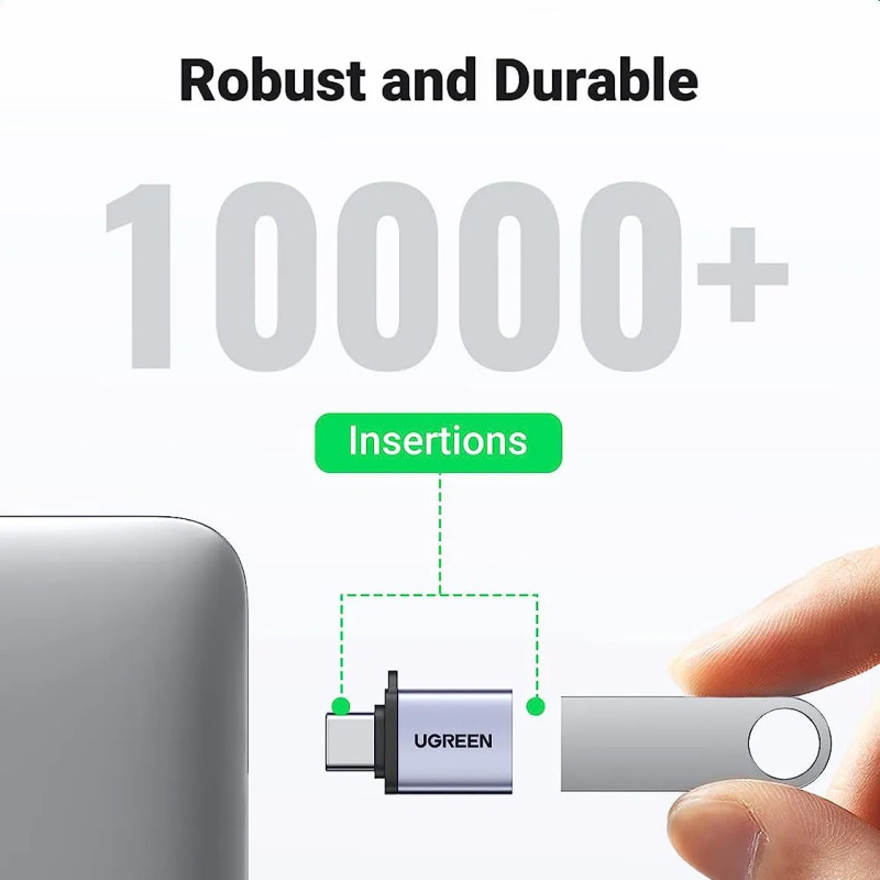 UGREEN - 50283 USB-C 3.1 公頭轉 USB 3.0 A 母頭 OTG 轉接器 - Wega Hong Kong ...
