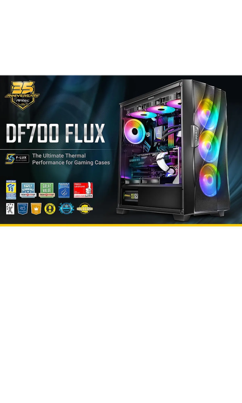 ANTEC FLUF DF700 ATX CASE (BLACK) - ACCESSPOINT TECHNOLOGY COMPUTER