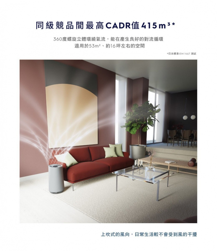 Price網購 - [開倉價|包裝瑕疵貨品]ELECTROLUX FA41-402GY 空氣清新機 空氣淨化 HEPA13 抗菌濾網 Flow A4